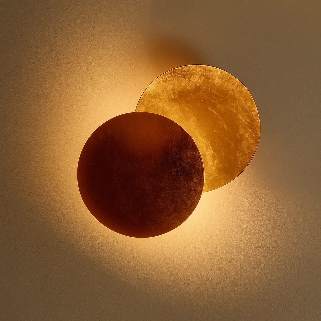 Applique Murale - Art Scandinave Moderne en forme d'éclipse. – Maison-Génie