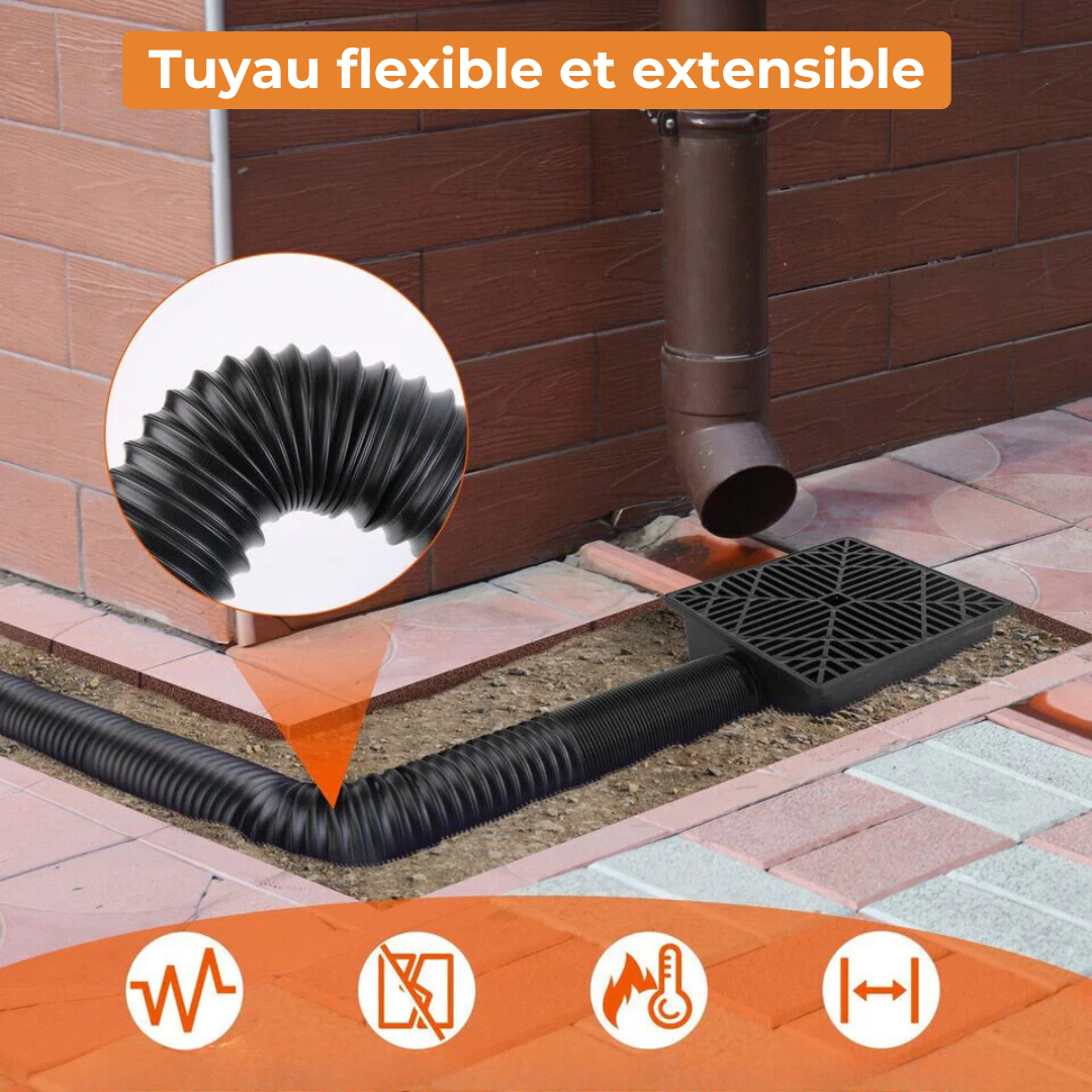 AquaDrain - Tuyau d'évacuation des eaux pluviales – Maison-Génie